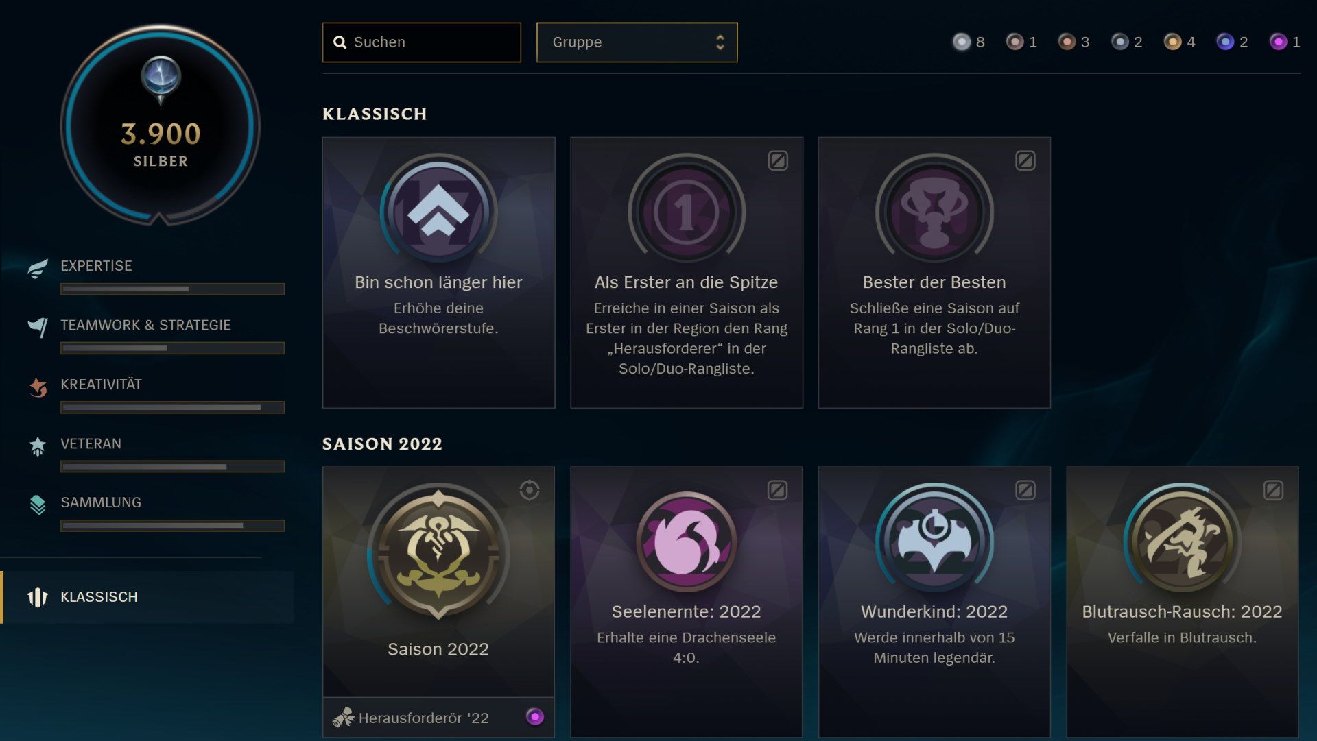 League of Legends: Alle klassischen Herausforderungen in der Übersicht