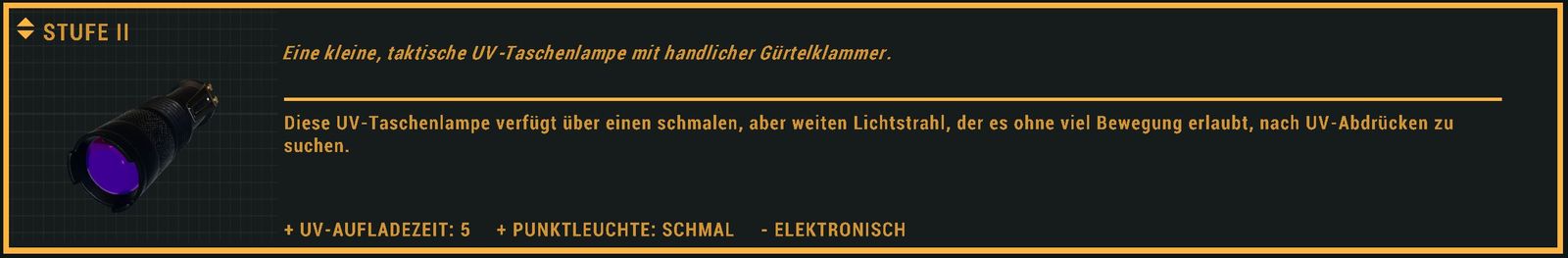 Phasmophobia: Ultraviolett - UV Funktion und Stufen