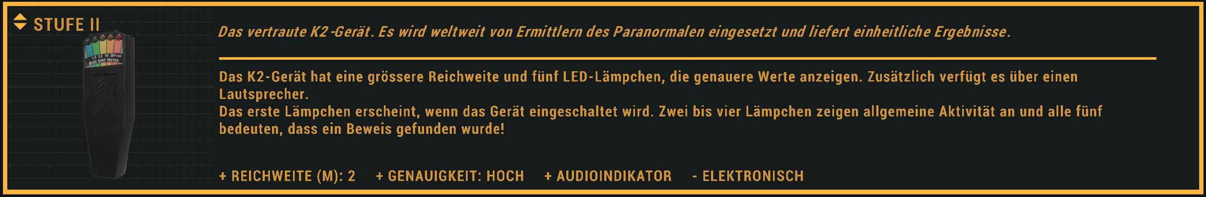 Phasmophobia: EMF Leser Funktion und Stufen - Number13