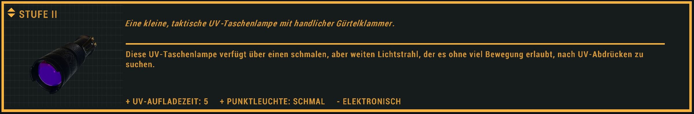 Phasmophobia: Ultraviolett - UV Funktion und Stufen